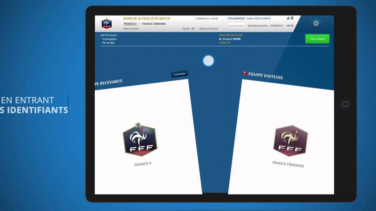 FFF - Feuille de Match Informatisée - YouTube