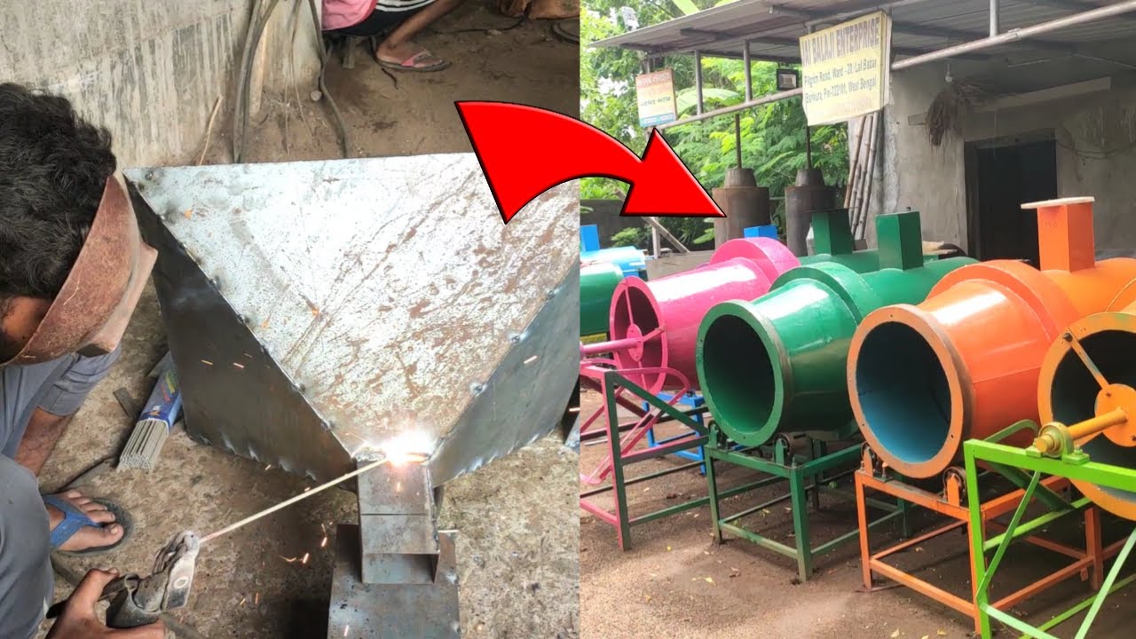 Muri Making Machine Factory || Muri Machine Making Video || Jai Balaji ...