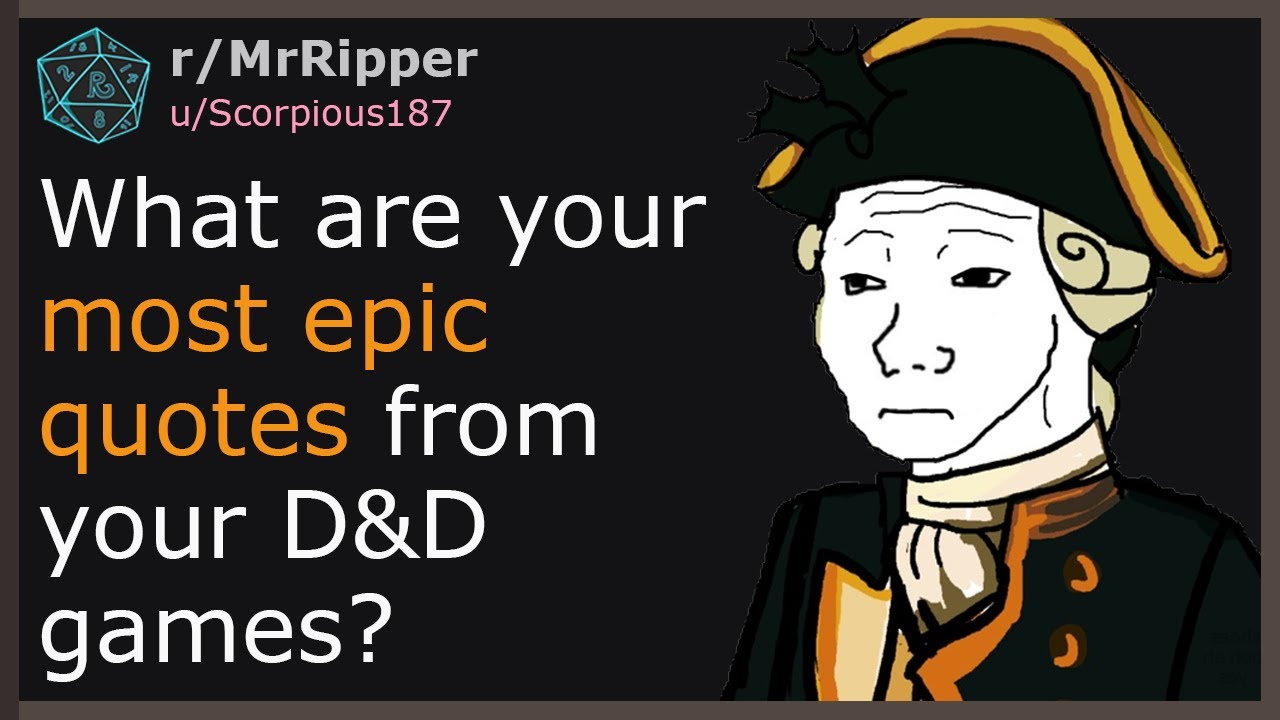 What are your most epic quotes from your D&D games? #dnd - YouTube