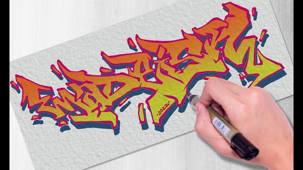 BELAJAR GRAFFITI - GRAFFITI TUTORIAL - MADEISK #31 - YouTube