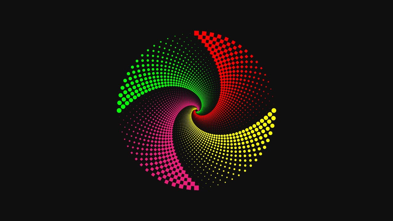 Illustrator Dotted circle easy process Transform Effects Tutorial - YouTube