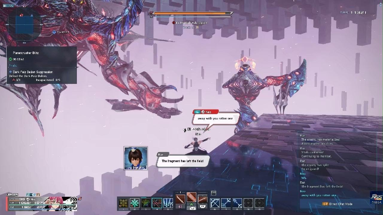 [PSO2:NGS] PlanetCrusher Blitz Solo Clear Braver - Katana/Bow - YouTube