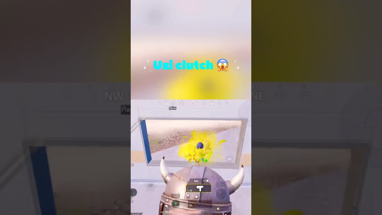 Uzi power 🥵 sms gun #bgmi#1v4clutch #shortvideo #gaming # ...