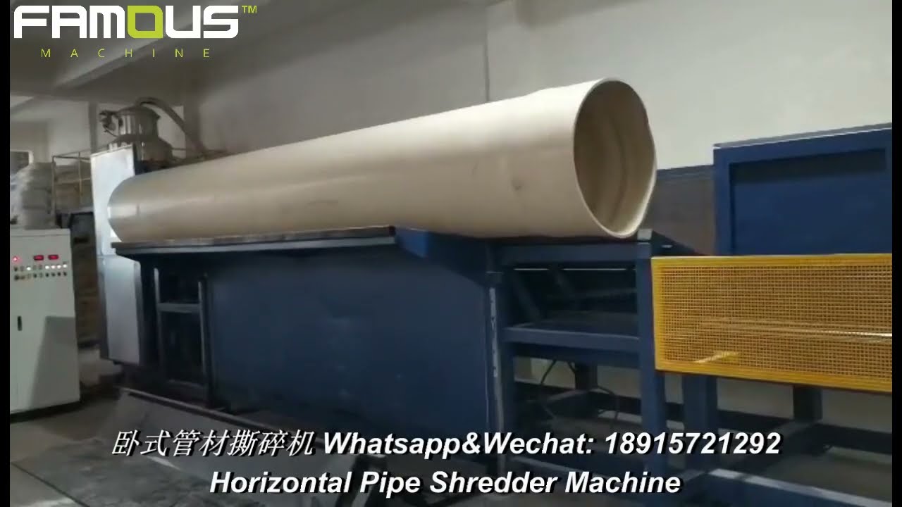 Pipe Horizontal Shredder Machine/Long Pipe Shredder Machine/Big ...