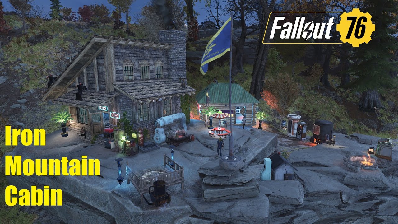 Iron Mountain Anvil Cabin Showcase - Fallout 76 - YouTube