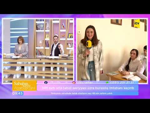 Bakı şəhəri Alı Mustafayev adına 202№-li tam orta məktəbdən canlı bağlantı