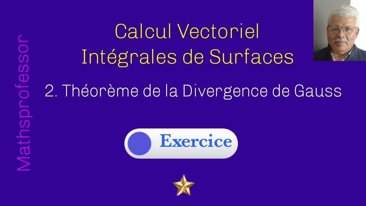 Théorème de la Divergence de Gauss Ostrogradsky Intégrales de Surfaces ...