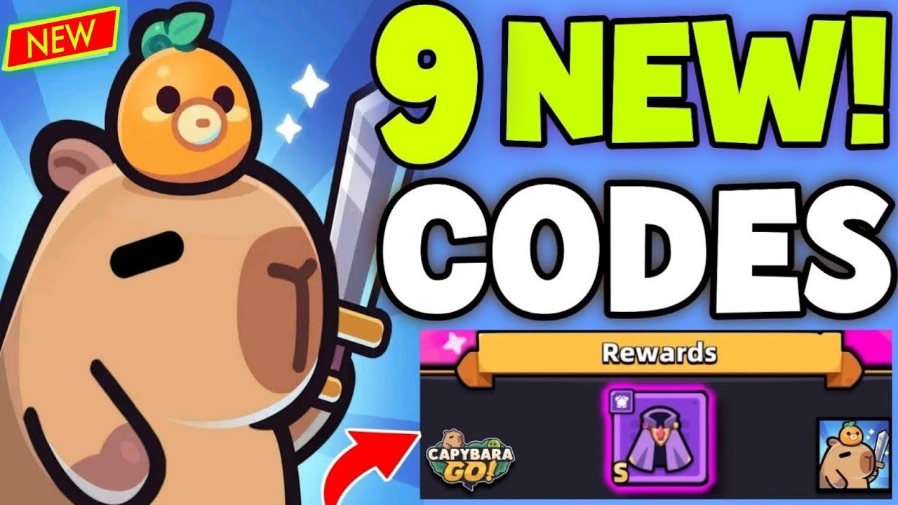 💥New💥 Capybara Go Promo Codes December 2024 - Capybara Go Redeem Codes ...