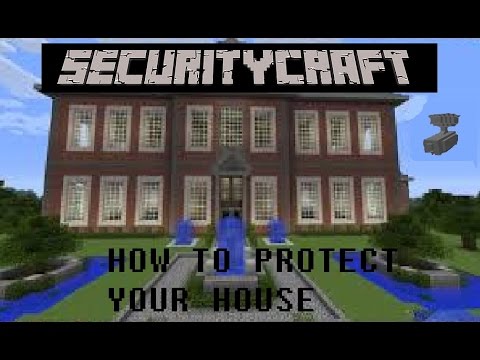 How to Protect Your Minecraft House (Securitycraft) - YouTube