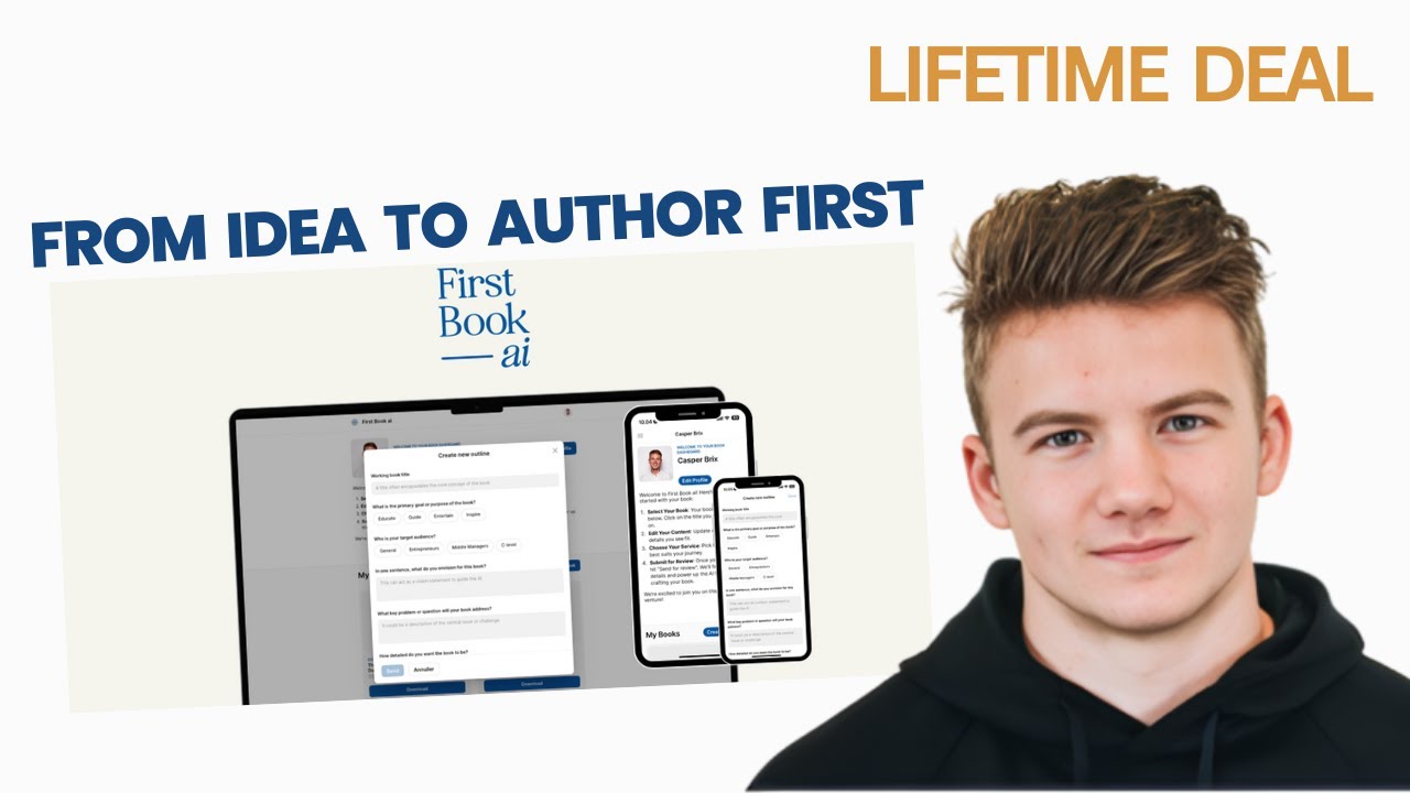 First Book ai Lifetime Deal I Write Your First Book by Tomorrow - YouTube