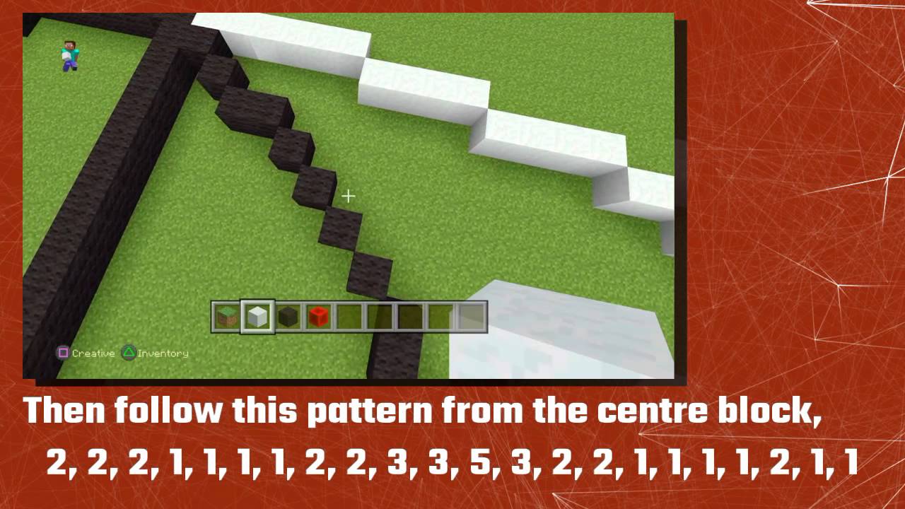 Minecraft - Ying Yang Symbol - how to build, pixel art - YouTube