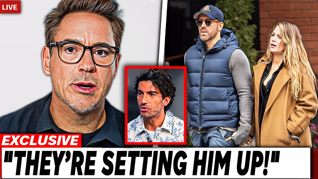 Robert Downey Jr EXPOSES How Blake & Ryan Tried To Set Him Up! - YouTube