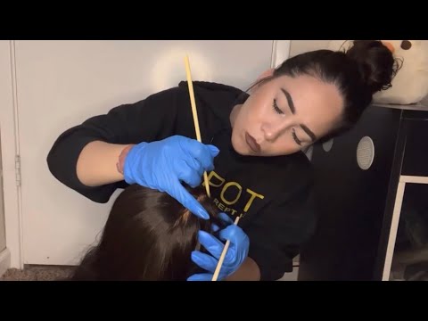 ASMR Scalp Play on Mannequin Head (Parting, Plucking, Scratching, Oiling etc.) | LoFi Tingles ...