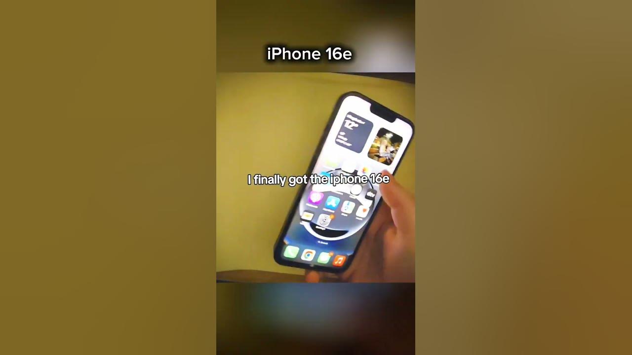 I finally got the iPhone 16e 🔥 - YouTube