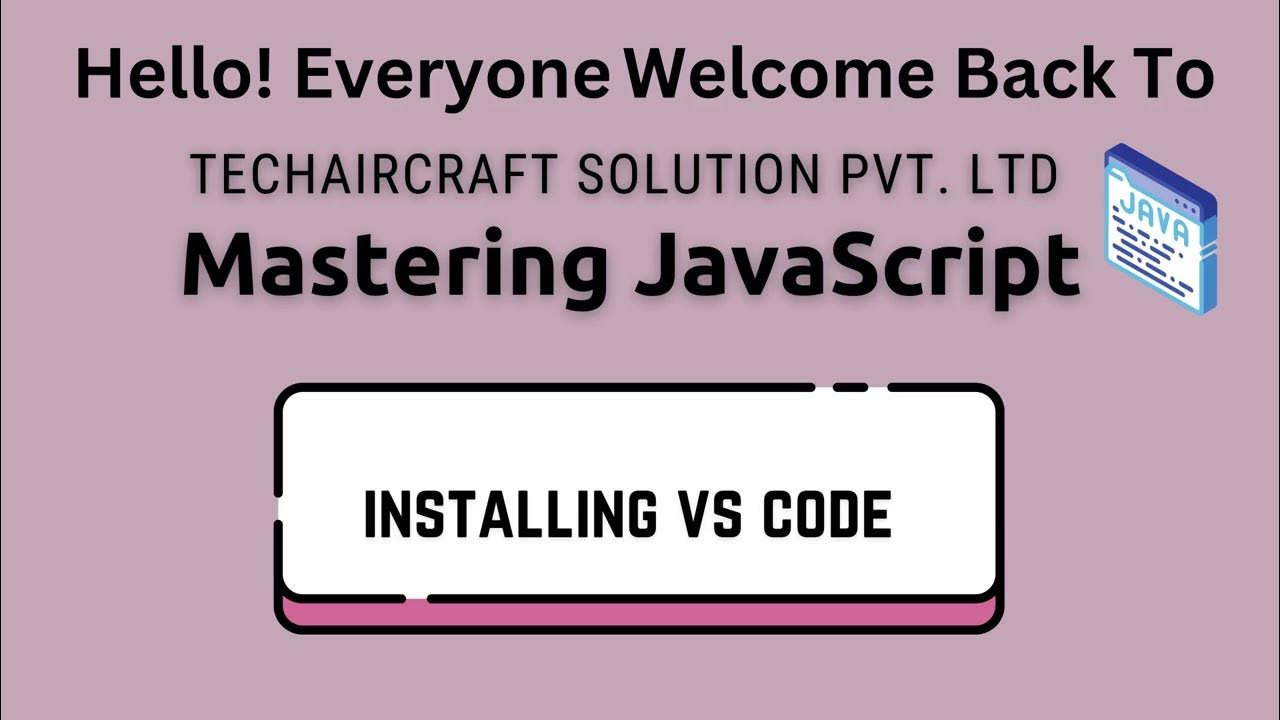 01 - Installing VS code - YouTube