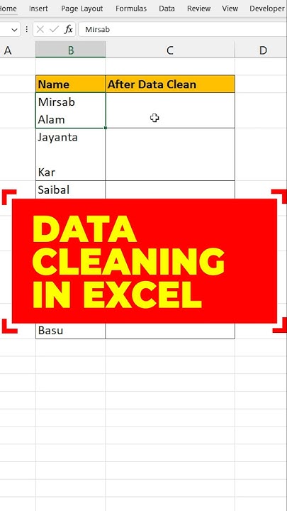 Don't clean data in Excel!!! Instead use Superb Excel Tricks 🌟🔥#exceltricks #excelshorts # ...
