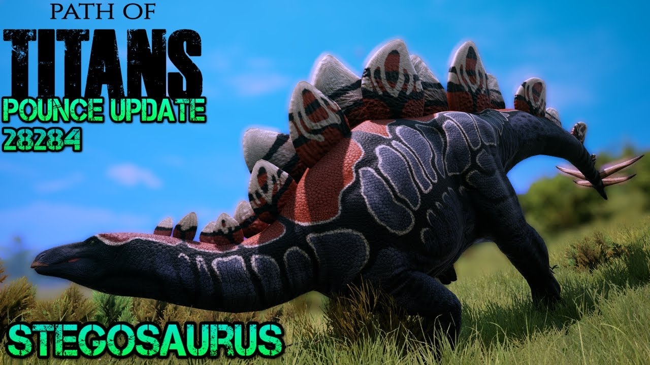 Stego New Abilities - Pounce Update: 28284 - Path of Titans - YouTube