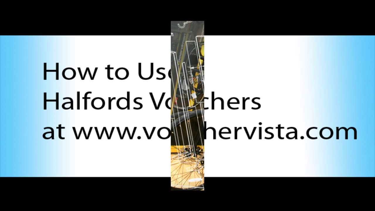 Halfords Vouchers at vouchervista.com - YouTube