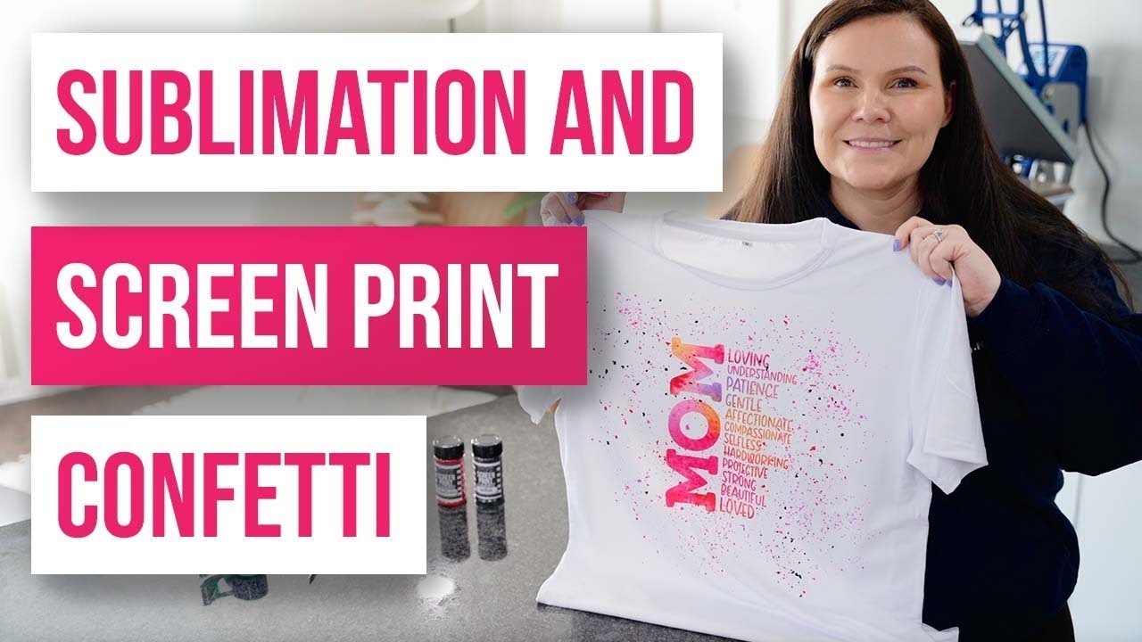 🎉 Sublimation and Screen Print Confetti - YouTube
