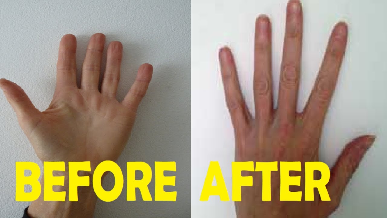 how to grow and slim your fingers permanently - YouTube