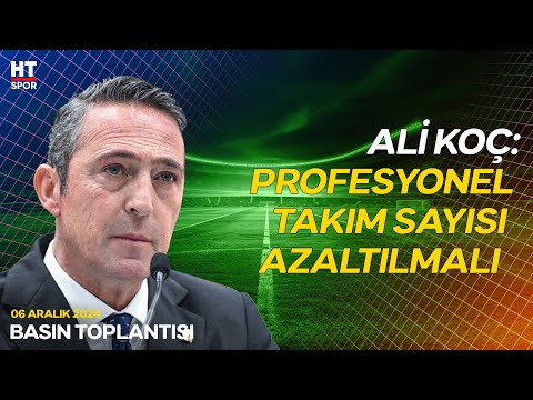 Kulüpler Birliği Başkanı Ali Koç Açıklamalarda Bulundu - Basın Toplantısı