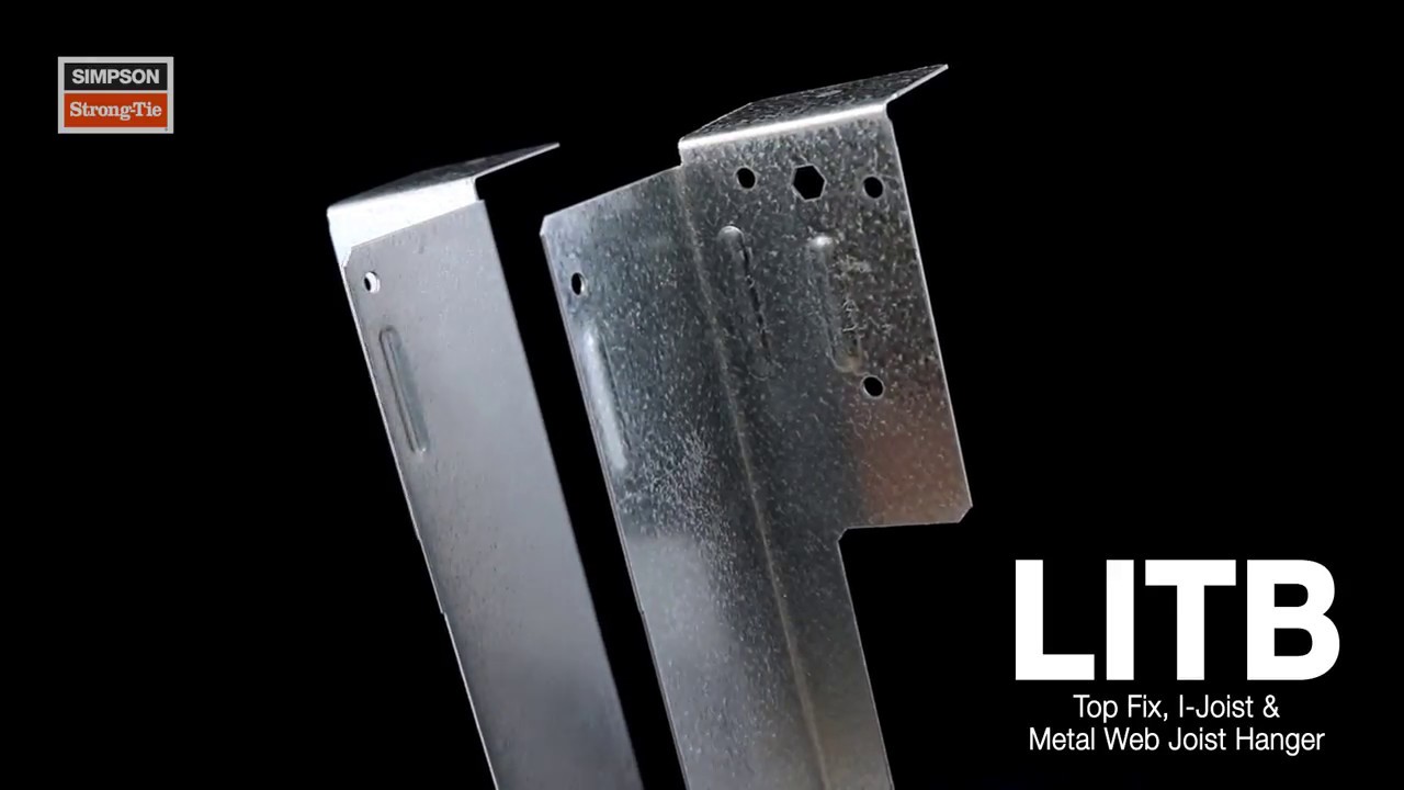 Top Fix, I-Joist & Metal Web Joist Hanger - LITB - YouTube