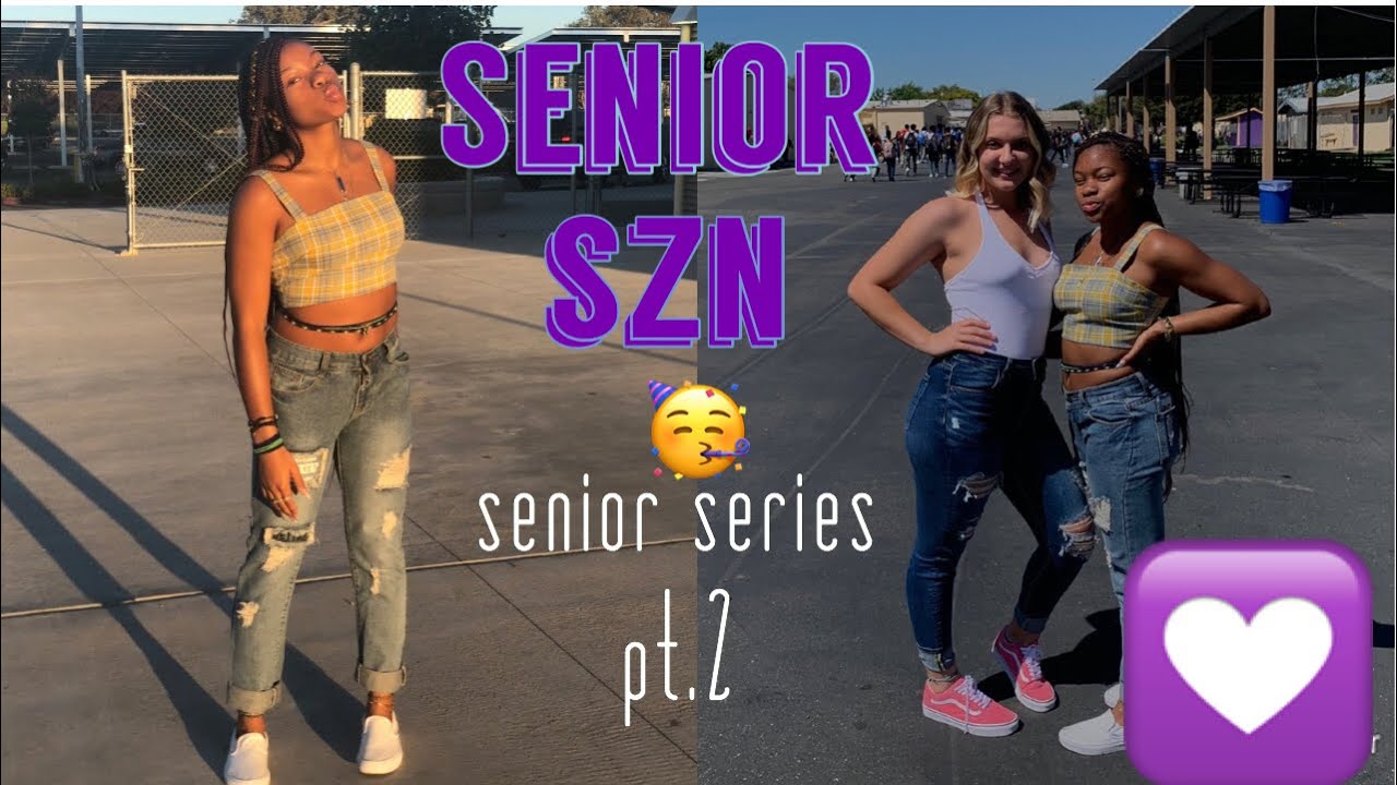 SENIOR SZN || last first day of HS - YouTube