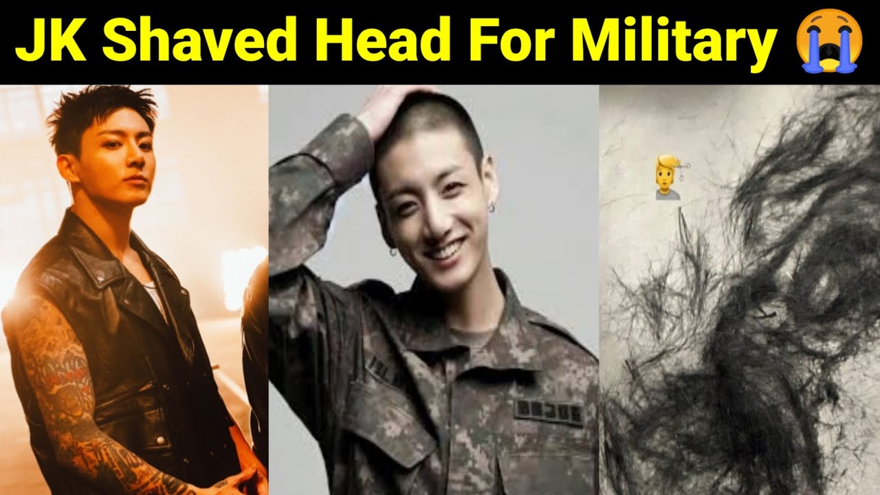 Jungkook Shaved Head For Military 😭 Jk Short Hair Youtube