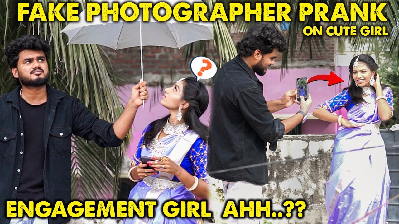 Engagement Girl..??🤔Fake Photographer Prank On Cute Girl🥰 @Nellai360 ...