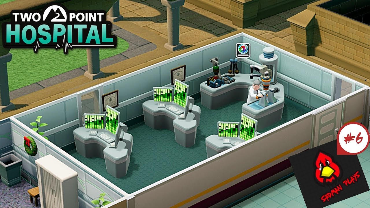 Two Point Hospital Gameplay Part 6 - First Research - YouTube
