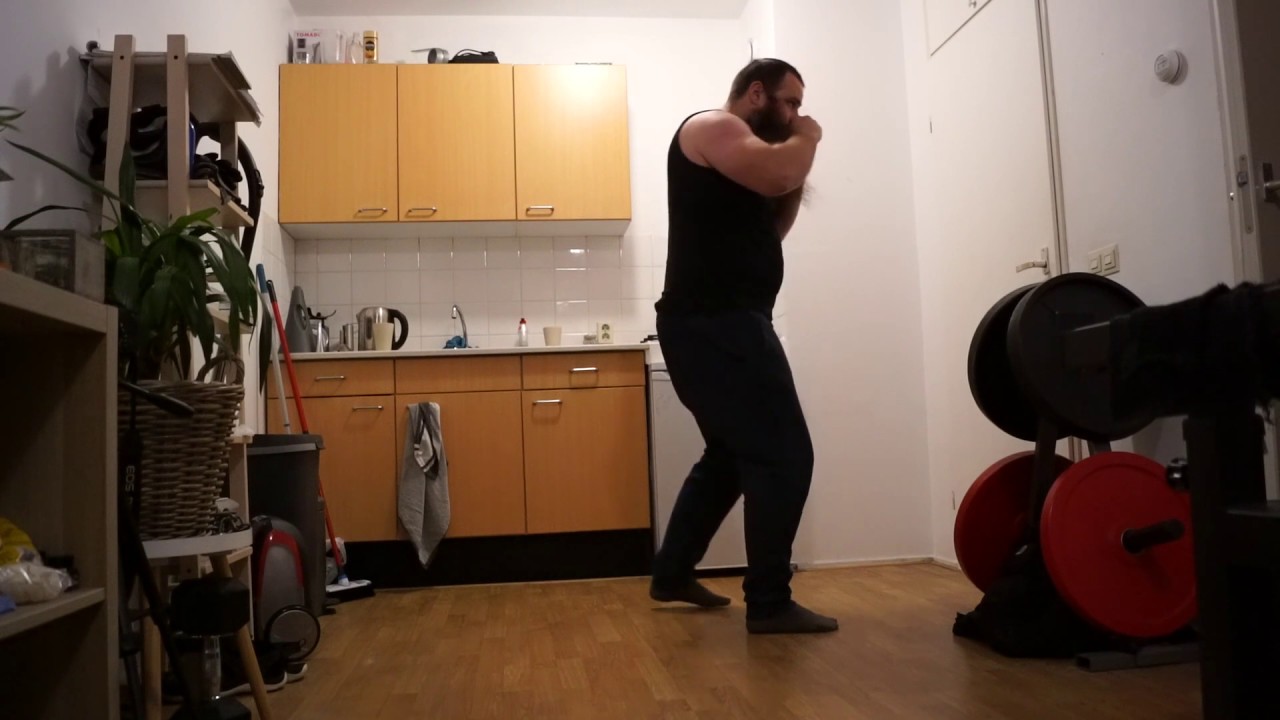 MMA training Right pivot hook followed by a right sideways elbow - YouTube