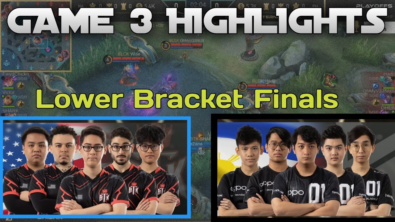 [GAME 3] BLACKLIST VS BTK | M3 | REMATCH | LOWER BRACKET FINALS | - YouTube