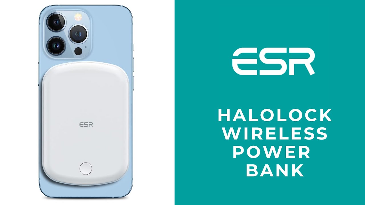 ESR HaloLock Wireless Power Bank - Unboxing and First Look - YouTube