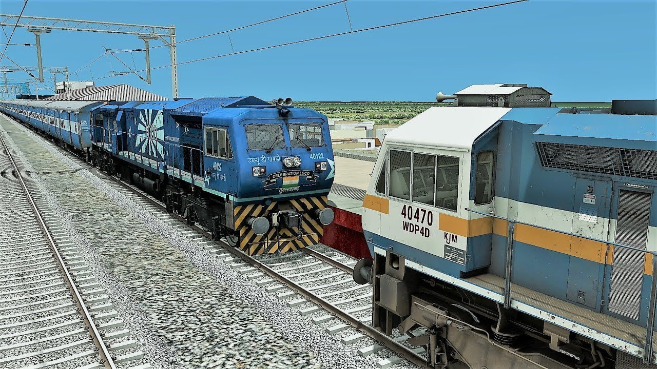 TKD WDP4D Celebration Loco Fails At LALIT ROAD - Live Streming With ...