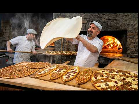 Dev Pizza, Pide ve Lahmacun Nasıl Yapılıyor? Usta Ellerden Muhteşem Üretim