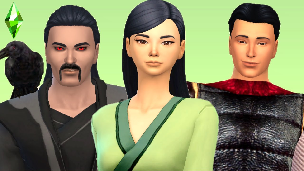 Mulan, Li Shang and Shan Yu : Create a sim I Sims 4 - YouTube