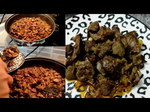 Tavuk Ciger Kavurma nasıl yapılır/Turkish style chicken kaleji recipe ...