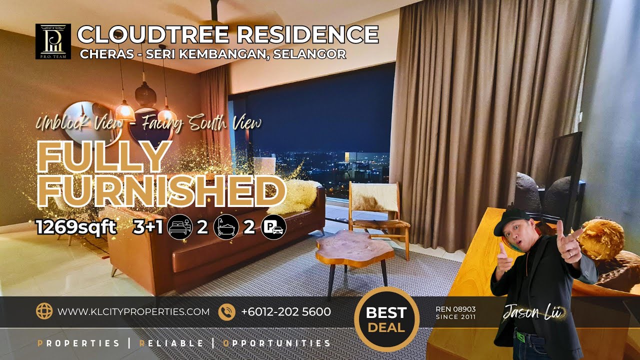 CloudTree Residence Best View 3 Rooms 1 Storeroom Fully Furnished for ...