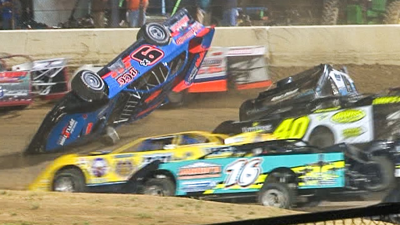 Super Late Model Flip | Stateline Speedway | 8-19-23 - YouTube
