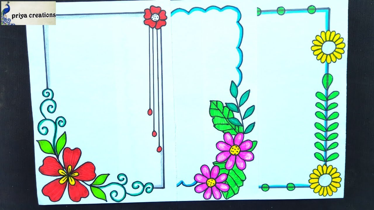 How To Draw A Cute Flower Easy - Flower Drawing Tutorial For Beginners ...