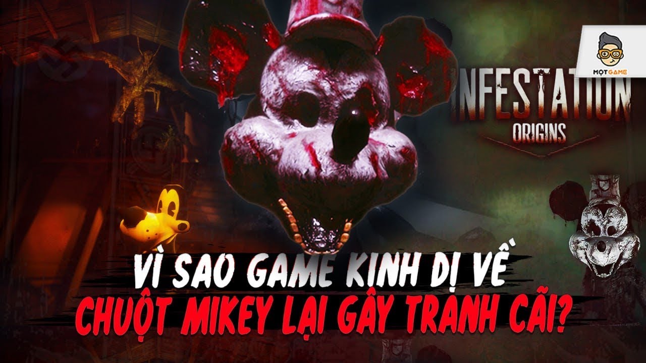 Chuột Mickey phiên bản kinh dị trong game | Mọt Game - YouTube