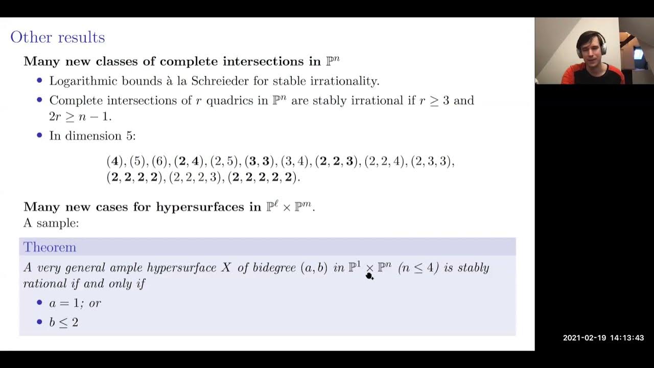 John Christian Ottem - Tropical degenerations and stable rationality ...