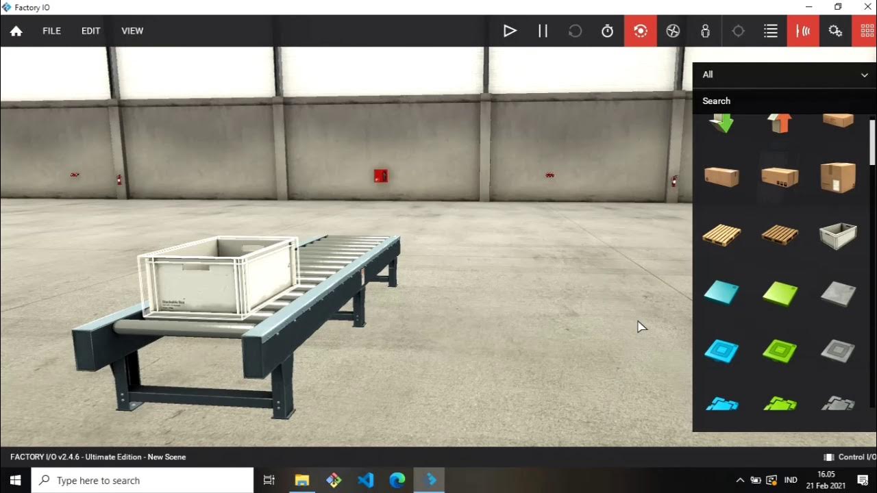 Factory I/O Introduction Episode 1 # - YouTube