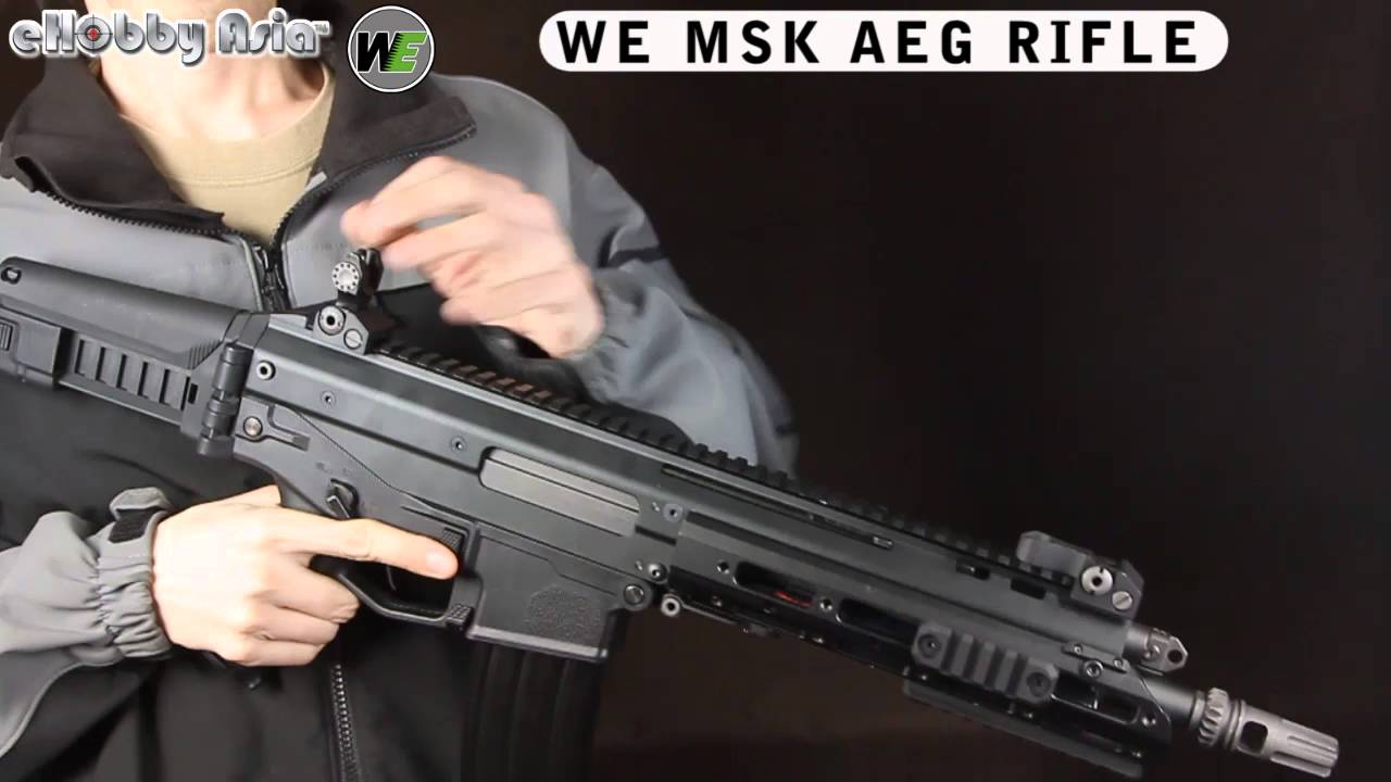 WE MSK AEG Rifle - YouTube
