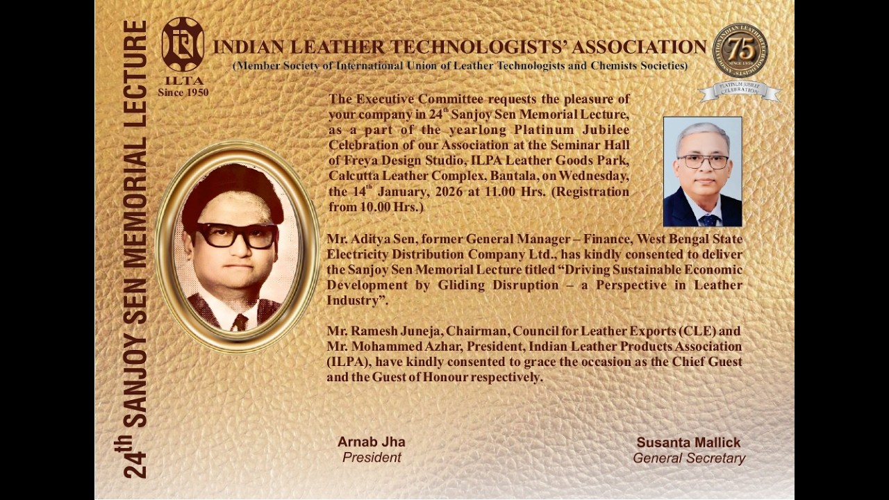 24th Sanjoy Sen Memorial Lecture 2026 | Part - 1 - YouTube