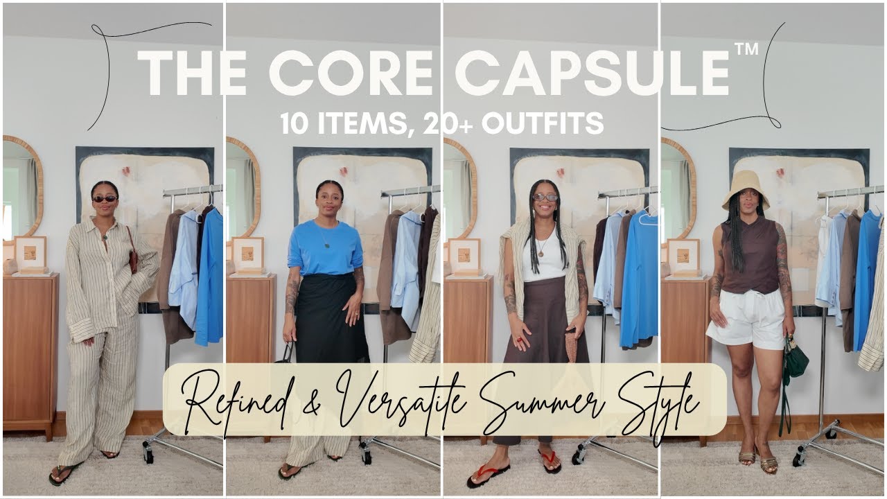 How to Build A Summer Core Capsule | 10 Wardrobe Essentials and Outfit ...