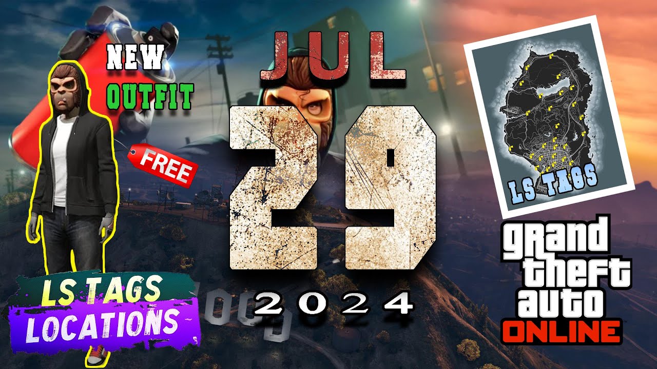 LS Tags Locations [July 29th] GTA Online !!! - YouTube