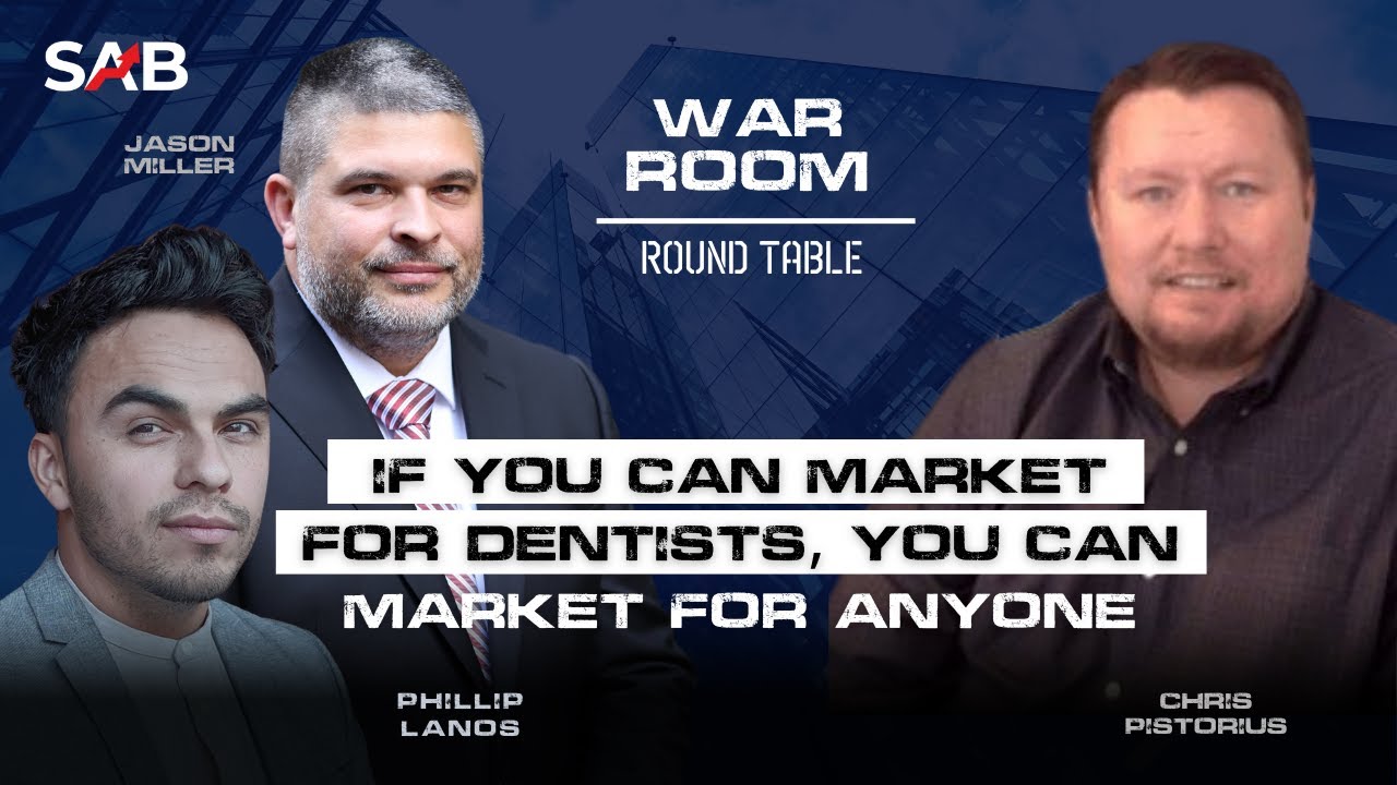 Chris Pistorius Says If You Can Market For Dentists, you can Market for ...