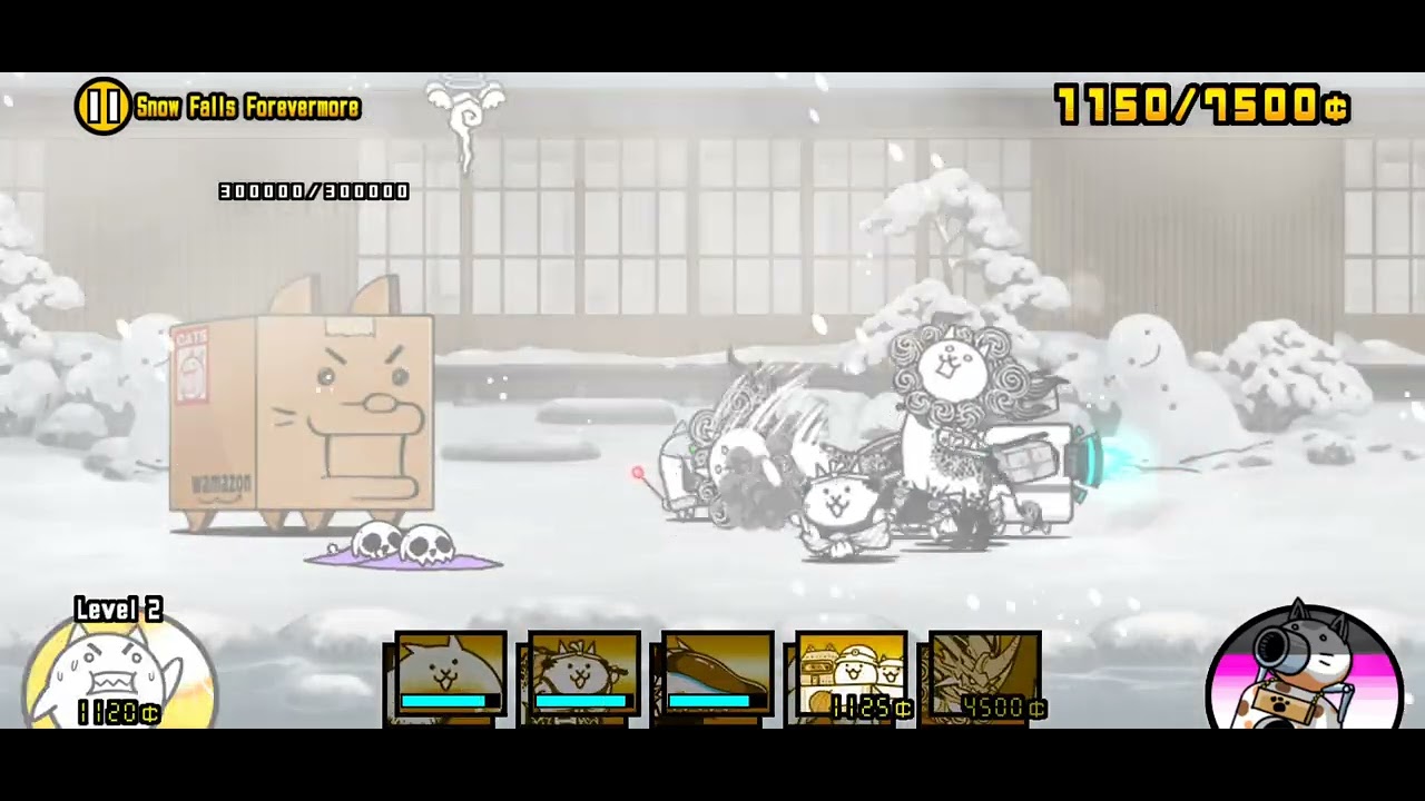 Battle Cats Snow Falls Forevermore (No Gacha) - Snow Doges Stage 2 ...