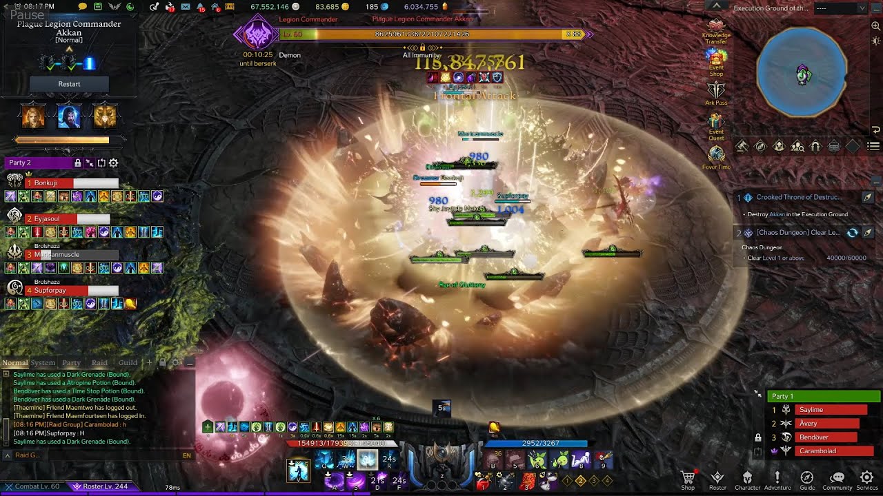 [Lost Ark] Rage Hammer Destroyer (1590) - Akkan G3 NM (Lantern) - Apr ...